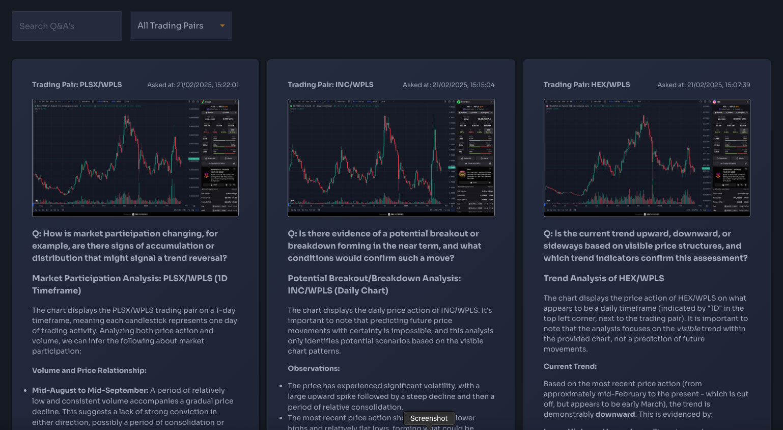 chartBot - AI Chart Analysis
